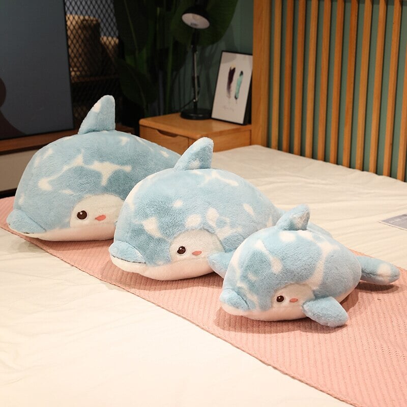 Brigg the Blue Fluffy Dolphin Plushie – Kawaii Dream