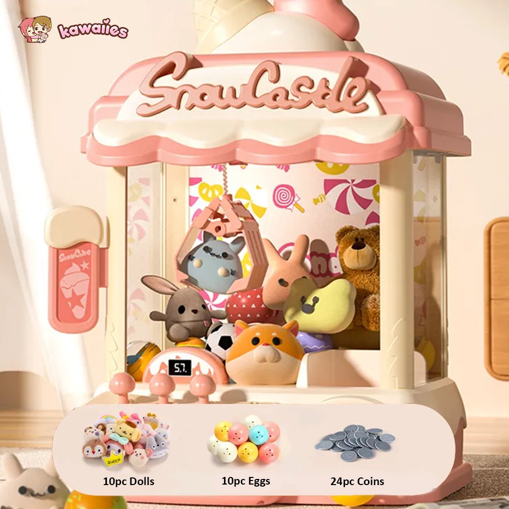 Snow Castle Ice Cream Mini Claw Machine – Kawaii Dream
